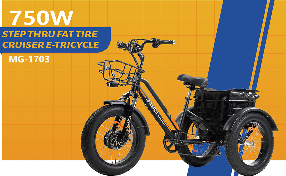 Buy 3 wheel electric bike Online | Street Rides
