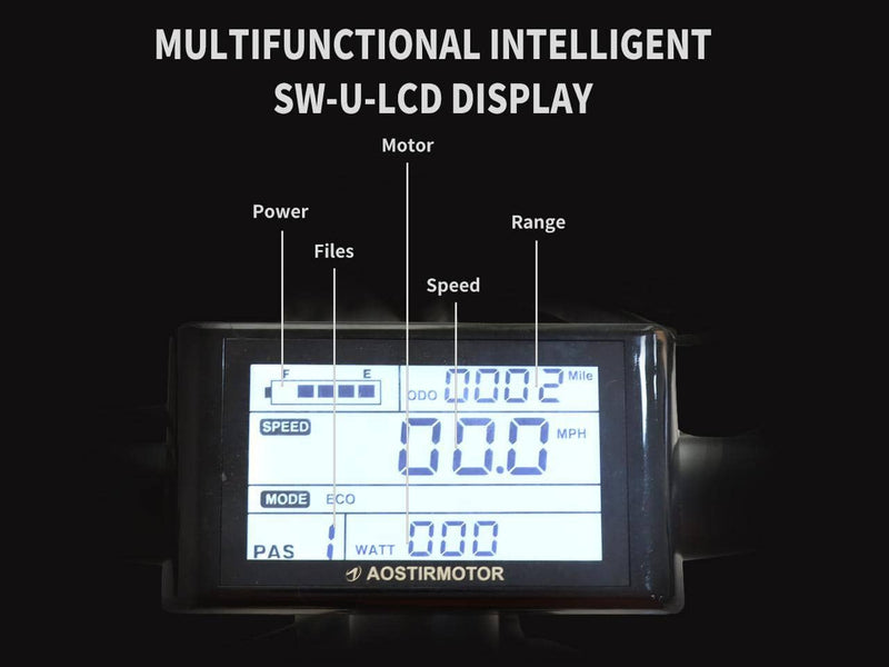 AOSTIRMOTOR S18 All Terrain Mountain E-Bike - Street Rides